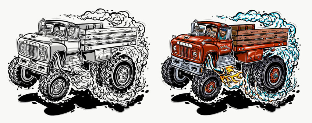 Hot Rod Cartoons Art Book 1 (PDF) | Hot Rod Cartoon Drawings Book